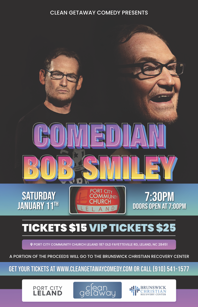 CGC Presents: Comedian Bob Smiley! « Clean Getaway Comedy